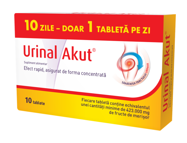 Urinal Akut - Suport puternic încă de la primele simptome